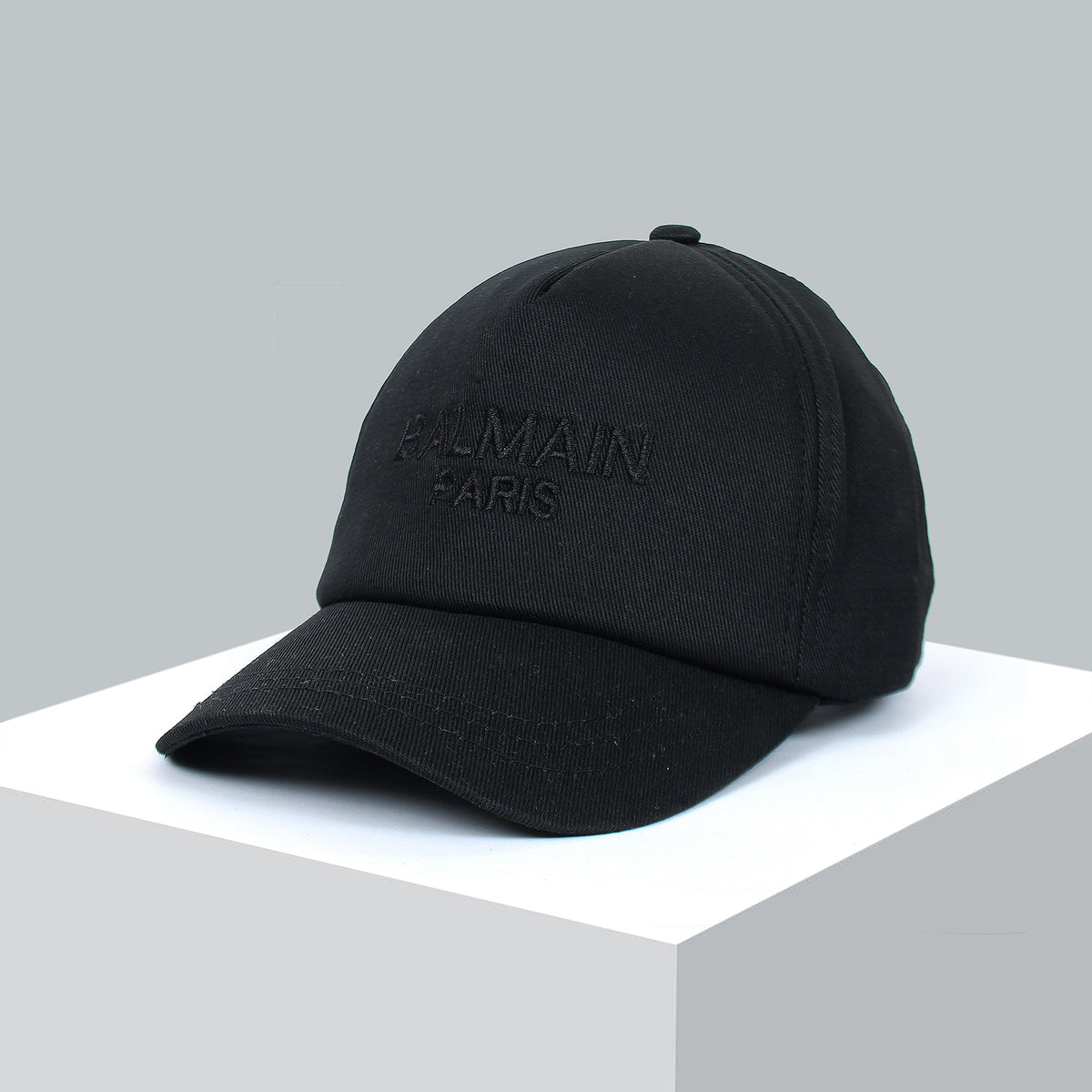 Balmain Black Basic B Cap – leftovershub