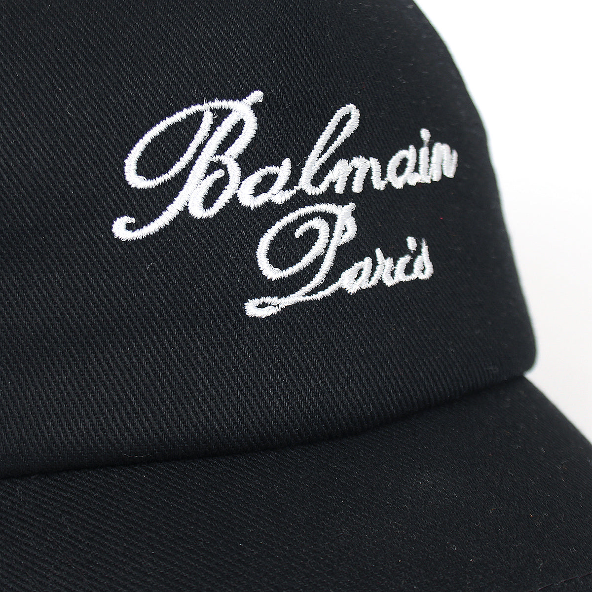 Balmain Signature Black BW Cap – leftovershub