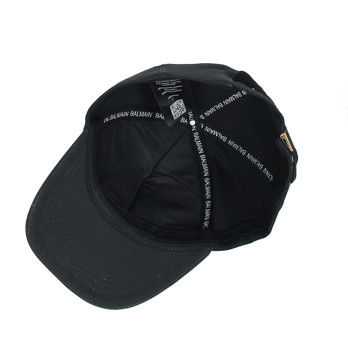Balmain Black Basic B Cap – leftovershub