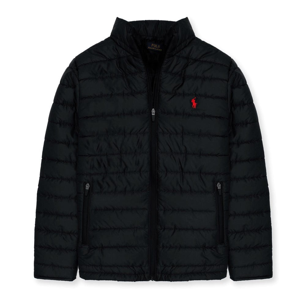 RL Black Puffer Jacket – leftovershub