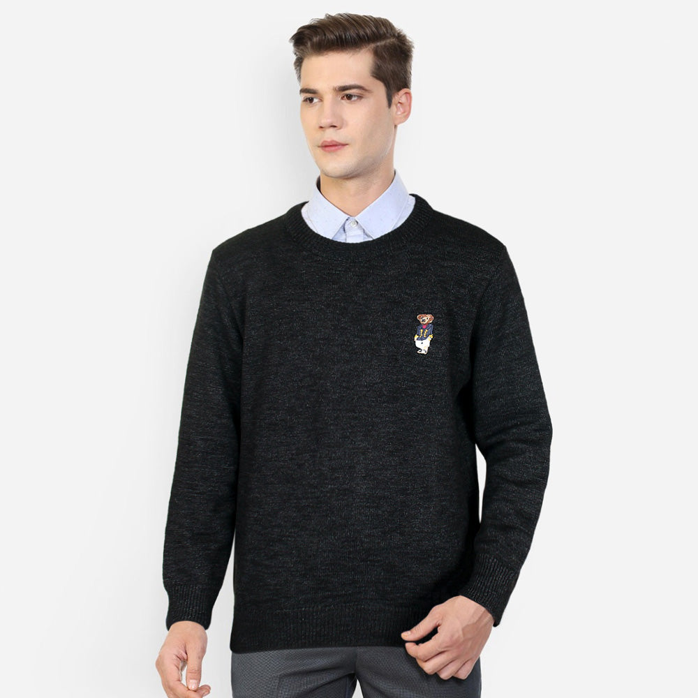 RL Bear Black Sweater – leftovershub