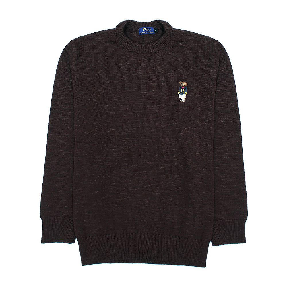 RL Bear Dark Brown Sweater – leftovershub